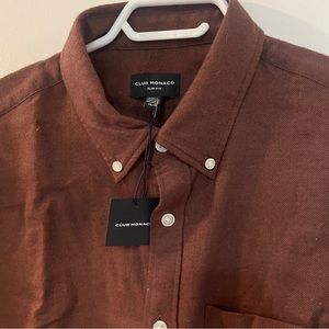 Club Monaco | Shirts | Long Sleeve Texture Flannel Shirt | Poshmark